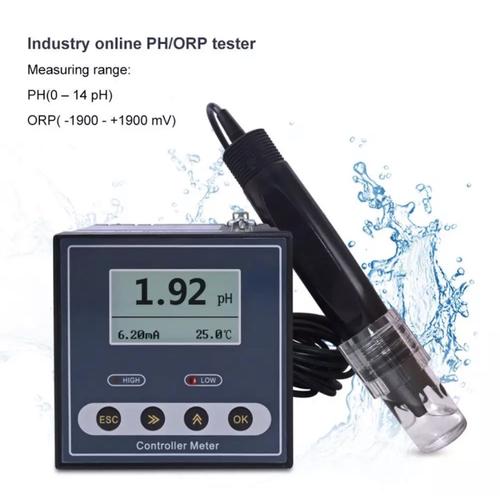 Jual Industrial pH Controller ORP Meter Monitor Digital Alarm 0.02pH 1mV / PH CONTROLLER 110 E ...