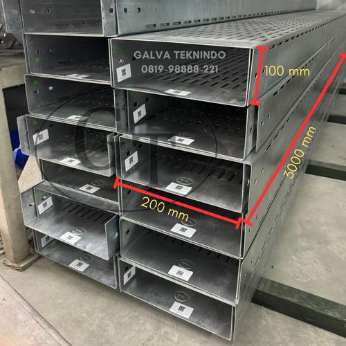 Jual Cable Tray U 200x100x3000mm 2mm / 20x10x300cm Elektro Galvanis ...