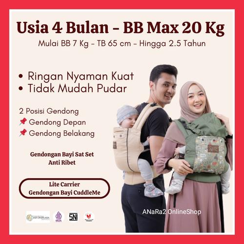 Jual Gendongan Bayi SSC M-Shape Cuddle Me Lite Carrier CuddleMe ...
