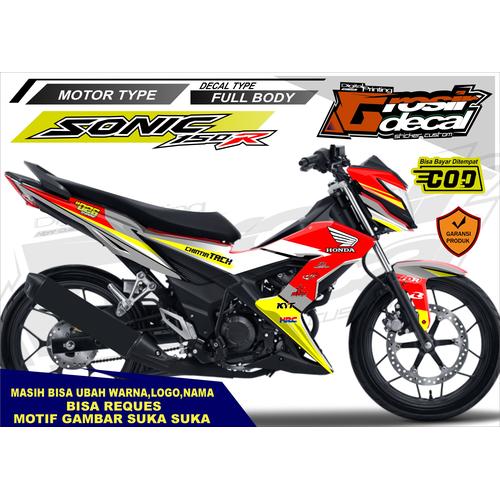 Jual Sticker Decal Stiker Sonic 150R Full Body Free Custom - sesuai ...