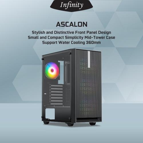 Jual Casing Infinity Ascalon - ATX Gaming Case Ascalon - Tanpa Fan ...