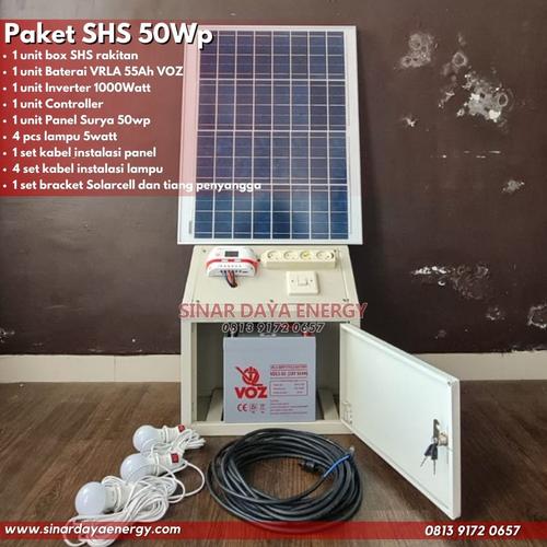 Jual Paket Lampu Tenaga Surya Untuk Rumah 500watt | Paket SHS Mini ...