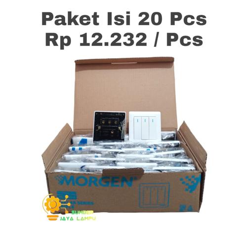 Jual MORGEN Paket Usaha Isi 20 Pcs Saklar Triple MG-80113 - Kab. Bekasi ...