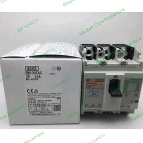 Jual Fuji Electric MCCB BW100EAG-3P075, 3 Pole 75A 10kA - Jakarta Barat ...
