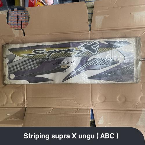 Jual Striping / stiker motor Supra X ungu - Kab. Bekasi ...