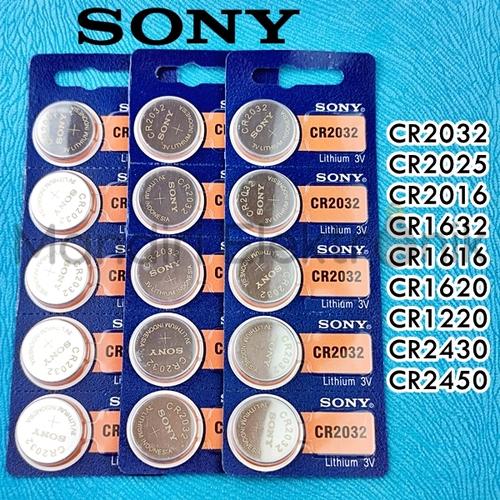 Jual Baterai Kancing Sony CR 2032 2025 2016 1632 1616 1620 1220 2430 ...