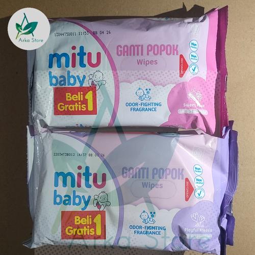 Jual MITU BABY WIPES | TISSUE BASAH GANTI POPOK MITU ISI 50LEMBAR ...