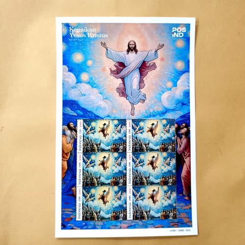 Jual Prangko INDONESIA. KENAIKAN YESUS KRISTUS. Prangko Prisma ...