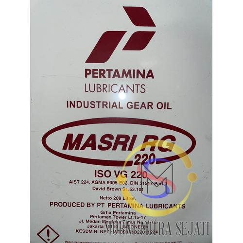 Jual Pertamina Masri RG 220 ISO VG 220 Oli Gear Industri Eceran Ecer 1 ...
