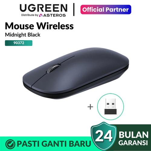 Jual Ugreen Mouse Wireless Silent Slim 2.4G 4000 DPI Thin 90372 - Hitam ...