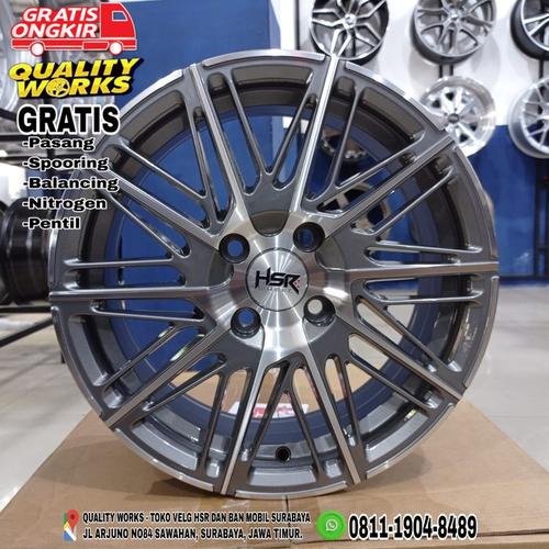Jual Velg Mobil Nissan March, Kia Rio, Ring 15 Velg Racing Hsr Wheel ...