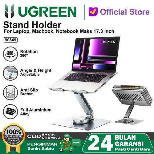 Promo UGREEN Stand Laptop Macbook Notebook Rotate 360° foldable 90849 - 90849 Cicil 0% 3x ...