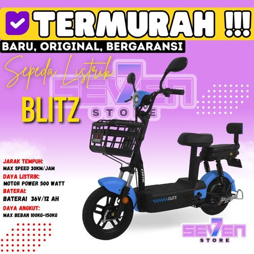 Jual SEPEDA LISTRIK EXOTIC BLITZ Garansi Resmi Pacific Exotic - BLUE ...