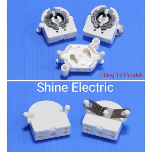 Jual Kaki Fitting TL akustik pendek T8 RM dan dudukan starter - Jakarta ...