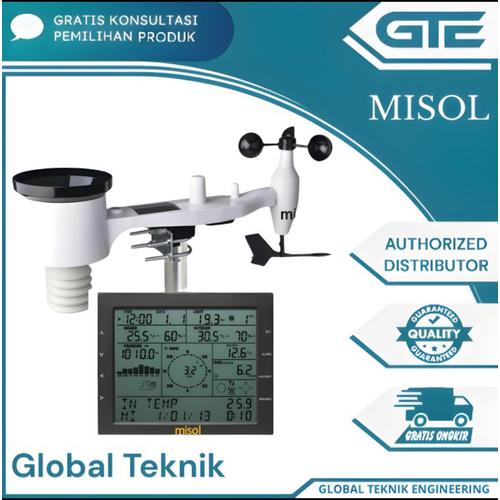 Jual Misol Weather Station Wireless Rainfall Dew Wind Rain Gauge ...