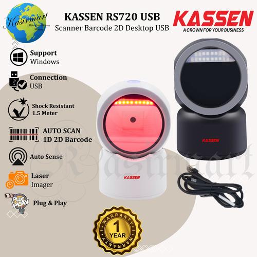 Promo 2D Kassen RS720 Scanner Barcode QR 147 EFaktur RS 720 Omni USB RS ...