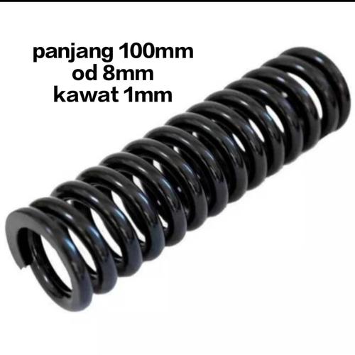 Jual per/spring tekan baja kawat 1mm panjang100 od 8 - Jakarta Barat ...
