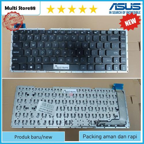 Promo Keyboard Laptop Asus X441N X441M X441S X441U X441B X441UV -HITAM ...
