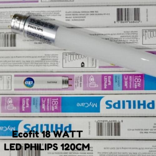 Jual Lampu Tl Led Philips Ecofit 18w Tl T8 Led Philips 18w 120cm ...