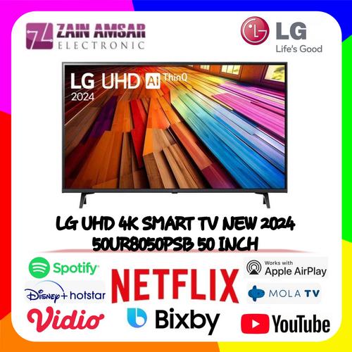 Jual LG 50UT8050/50UT8050PSB UHD 4K SMART TV 50 INCH NEW 2024 - Kota ...