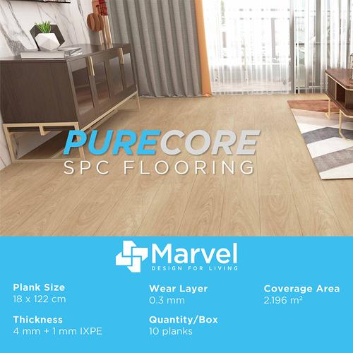 Jual Lantai SPC Flooring Motif Kayu Tebal 5mm | Flooring SPC Lantai ...