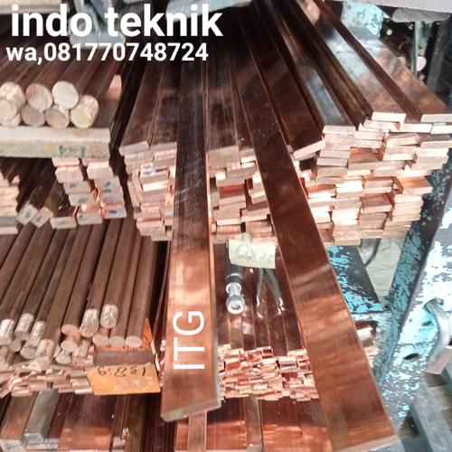 Jual plat tembaga/tembaga potongan uk 3mm× 20mm ×350mm - Jakarta Barat ...