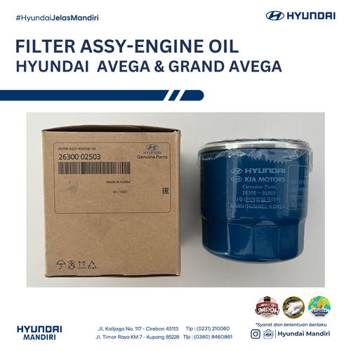Jual FILTER ASSY-ENGINE OIL FILTER OLI HYUNDAI AVEGA & GRAND AVEGA ...