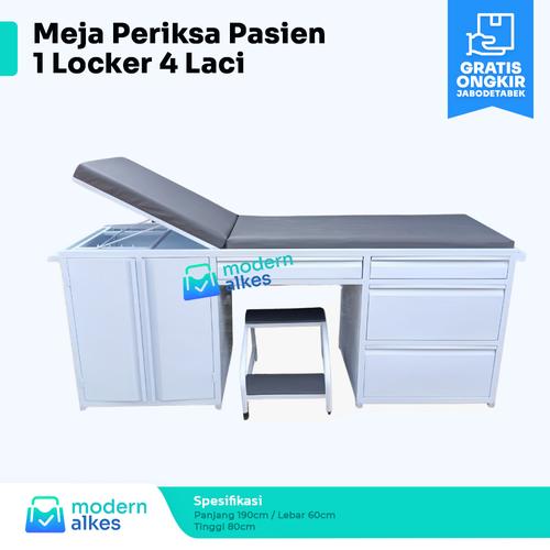 Jual Meja Periksa Pasien 1 Locker 4 Laci - Bed Periksa Pasien Rumah ...