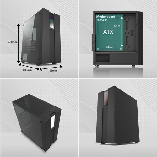 Jual Casing Komputer Infinity Cyclops V2 ATX Gaming PC Case - no fan ...