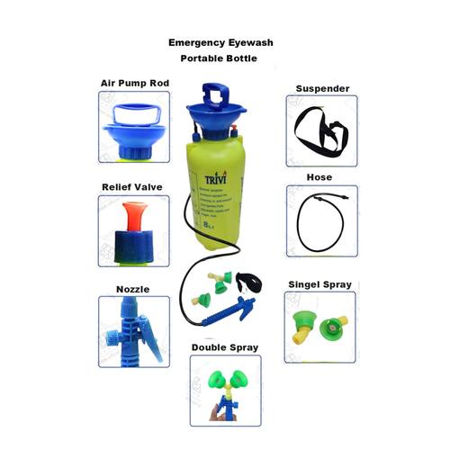 Jual emergency eye wash bottle portable carry pressure sprayer station ...