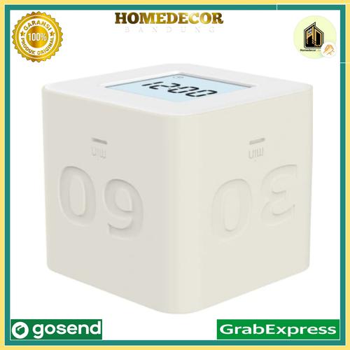 Promo Arthome Jam Meja Dengan Timer 4 Fixed Flip - Putih / FLIP TIMER ...