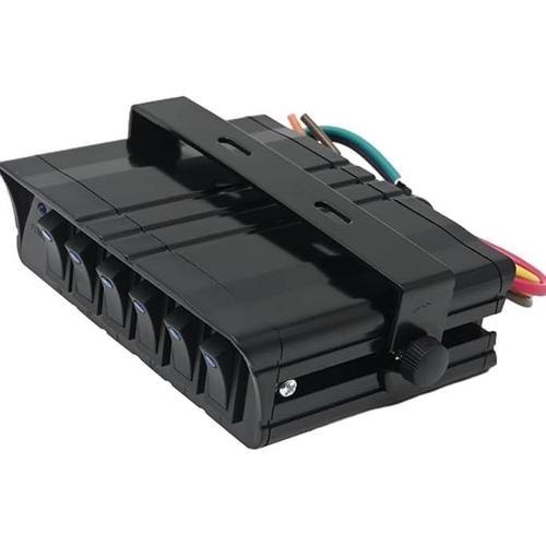 Jual 6 Gang Switch Box Rocker Switch Panel 12V Rocker Switch Box 40 p ...