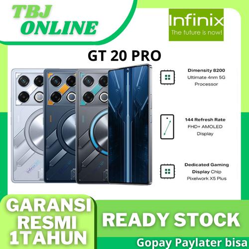 Promo Infinix GT 20 Pro 5G 8/256GB Up to 24GB RAM Dimensity 8200 Ultimate 6.78" Amoled FHD+ ...
