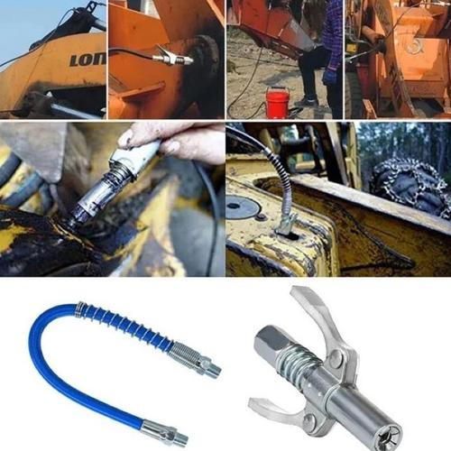 Jual Kepala Pompa Grease Gun Grease Coupler Heavy Duty Kunci Ganda ORI ...