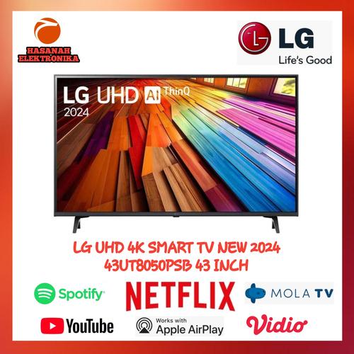 Jual LG 43UT8050/43UT8050PSB UHD 4K SMART TV 43 INCH NEW 2024 - Kota ...