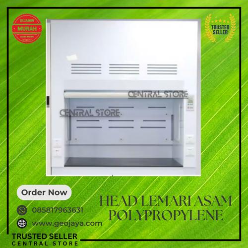 Jual Head Lemari Asam Laboratorium 100x60x120cm,Fume Hood Blower PP ...