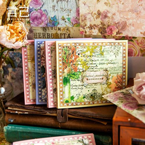 Promo 50 Lembar/ Set Kertas Scrapbook Journalling Set Paper Kit ...