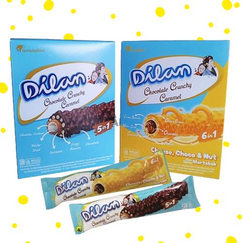 Jual Dilan Coklat 1 BOX Chocolate Crunchy Caramel - Keju - Kota Malang ...