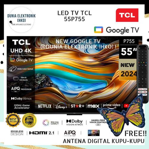 Promo TCL 55P755 55" GOOGLE TV 4K UHD DOLBY SMART TV 55 INCH | tcl ...