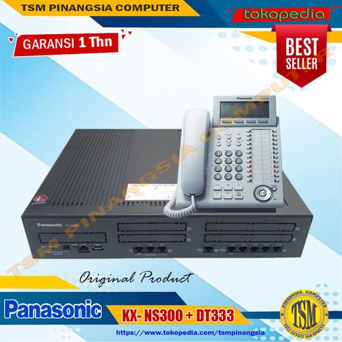 Jual Pabx Panasonic KX-NS300 / KX-NS 300 + Telepon Key KX-DT333 / KX-DT543 Kapasitas 6 Line 16 ...