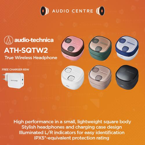 Promo Audio Technica ATH SQ1TW2 SQ1 TW2 Wireless TWS with Latency Mode ...