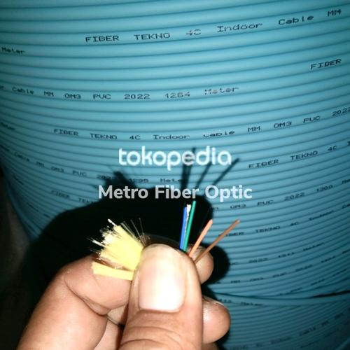 Jual Cable Bundle Fiber Optic Tight Buffer 4 Core OM3 Multimode 50 ...