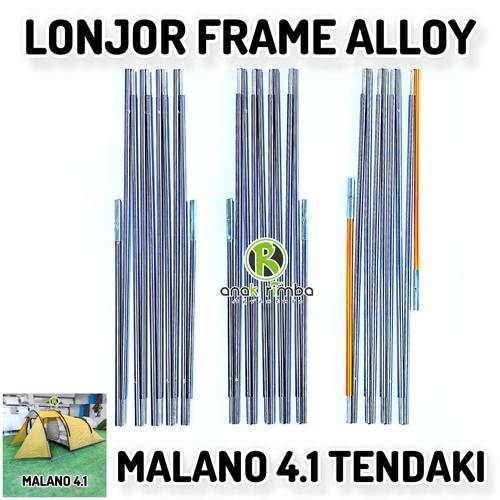 Jual LONJOR FRAME ALLOY MALANO 4.1 TENDAKI TENDA DOME KAPASITAS 4 ORANG ...