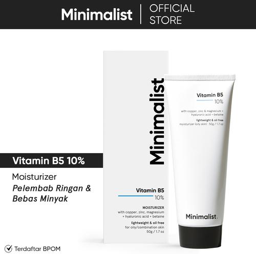Jual Minimalist 10% Vitamin B5 Moisturizer | Krim Pelembab Wajah | 50 G ...