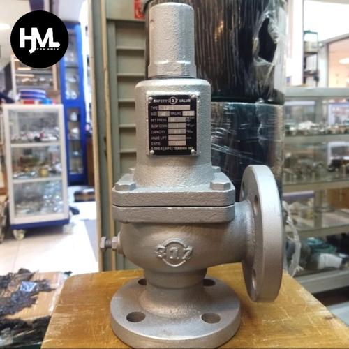 Jual Safety valve 317 flange 1" inch jis 10k cast iron (non lever ...