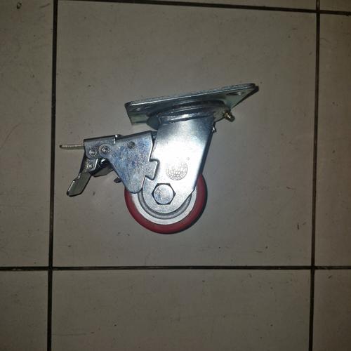 Jual Roda Troli Roha PU Heavy Duty 3 inch swivel+rem - Jakarta Barat ...