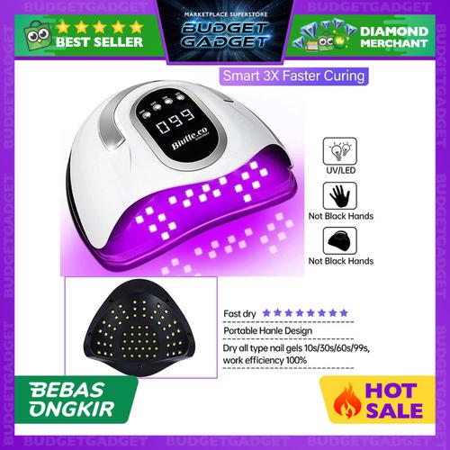 Jual SUN X10 MAX Pengering Kutek Kuku UV Lamp Nail Dryer Sensor LCD ...