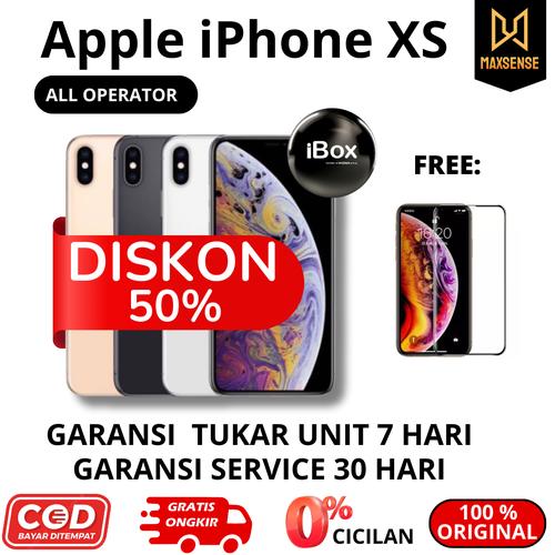 Jual IPHONE XS 512GB 256GB 64GB SECOND ORIGINAL RESMI IBOX FULLSET ...