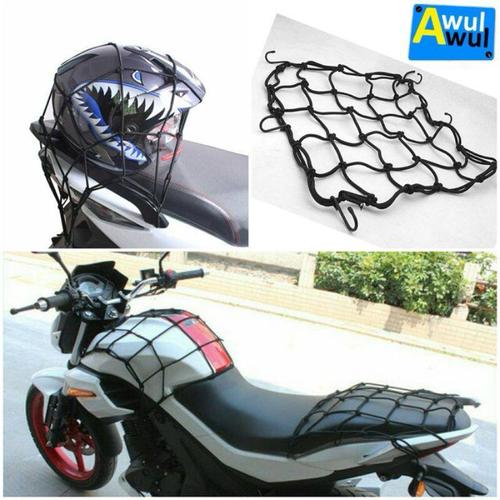 Jual Tali Jaring Helm motor 30cm X 30cm - Jaring barang Motor 6 hook ...