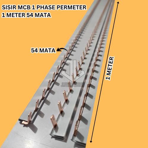 Jual BUSBAR RELL SISIR MCB 1 PHASE 54 MATA PANJANG 1 METER - Jakarta ...